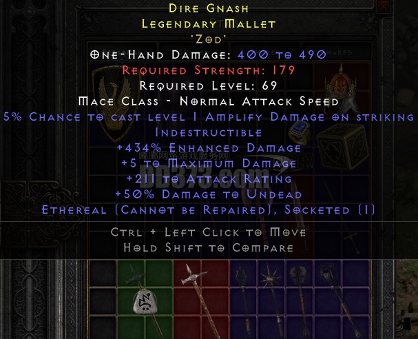 服务器唯一AMP 440ed传奇重锤传说之锤legendary mallet 450均伤damage+amp-DB20250414023751 ...